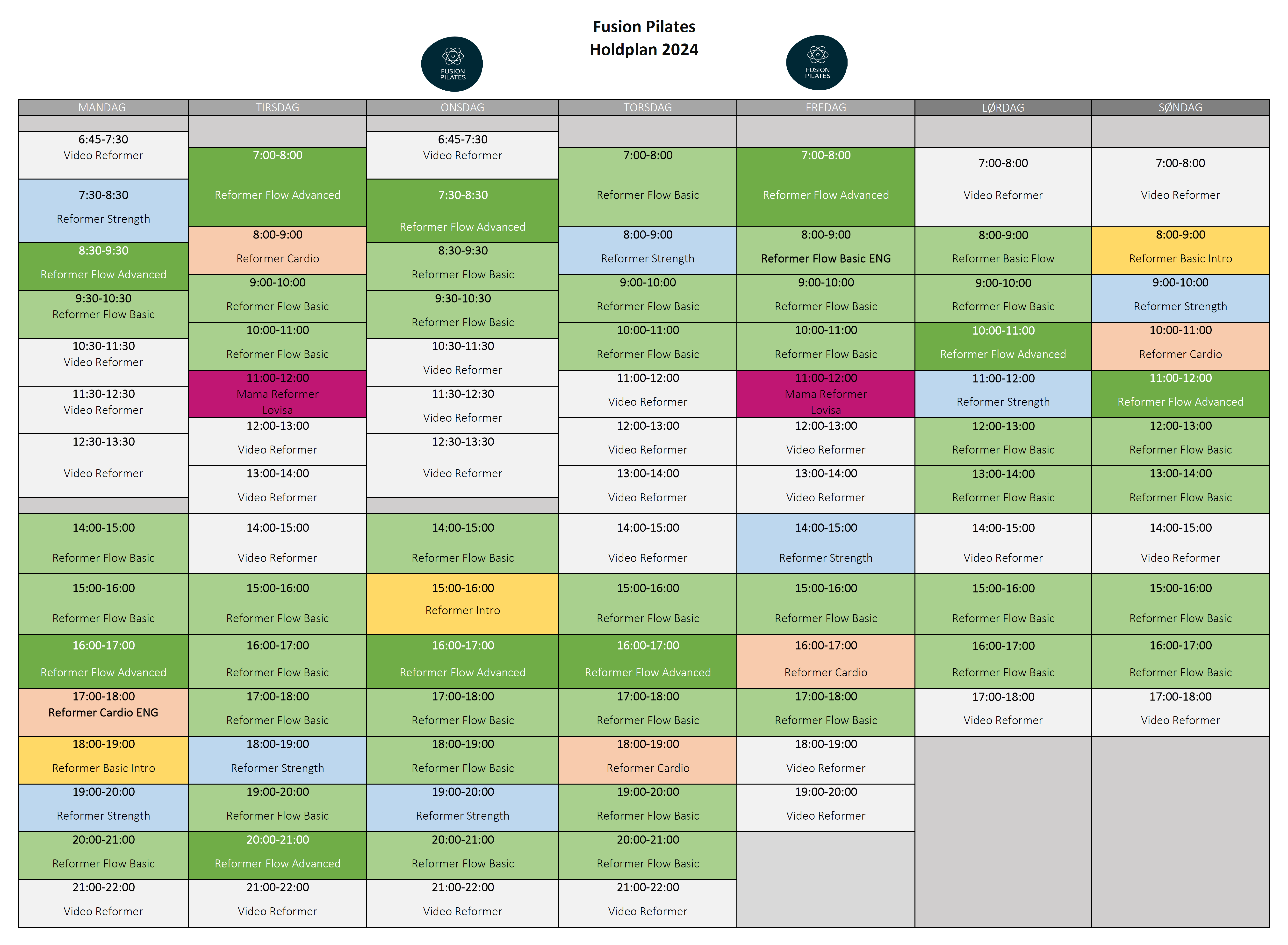 Holdplan Fusion Pilates Reformer, Mat Pilates, Barre
